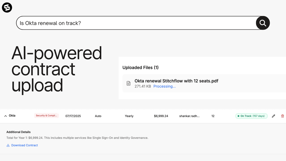 Free SaaS Renewal Tracking Tool for IT Managers